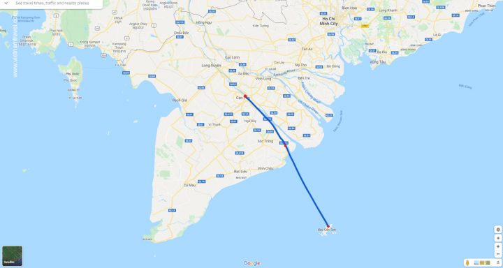 How to get to Con Dao islands from Can Tho or Soc Trang and vice versa.